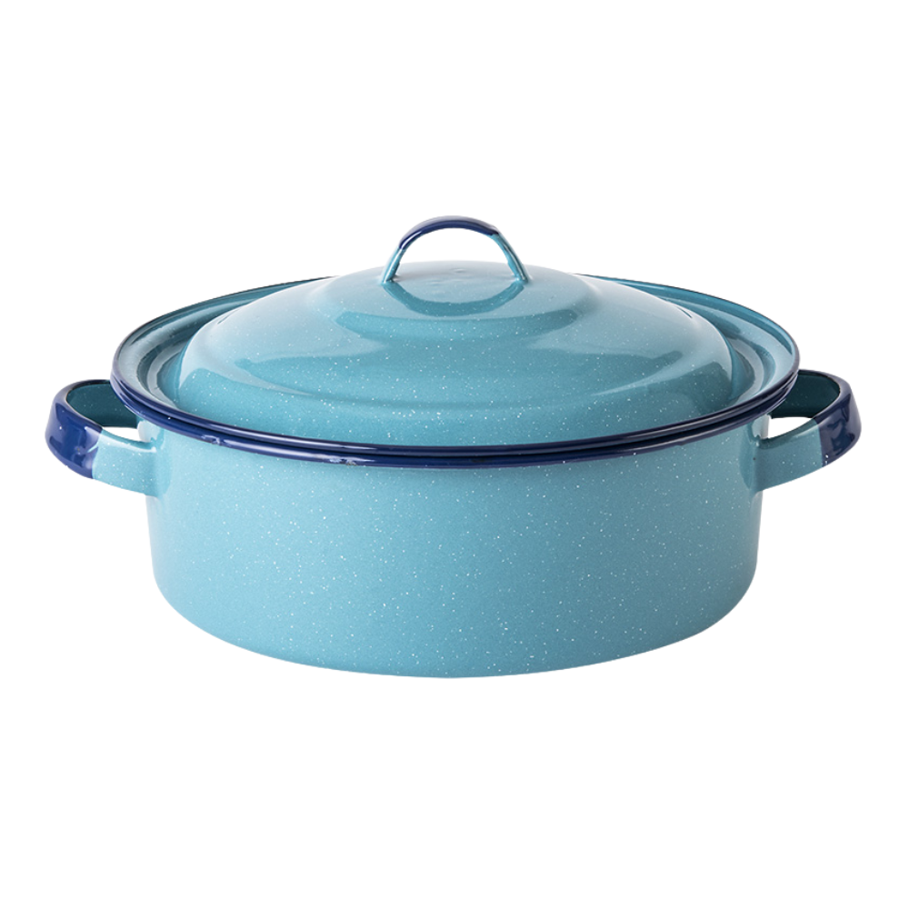 Budinera de peltre Cinsa 26 cm 5 litros azul turquesa | sondemesa